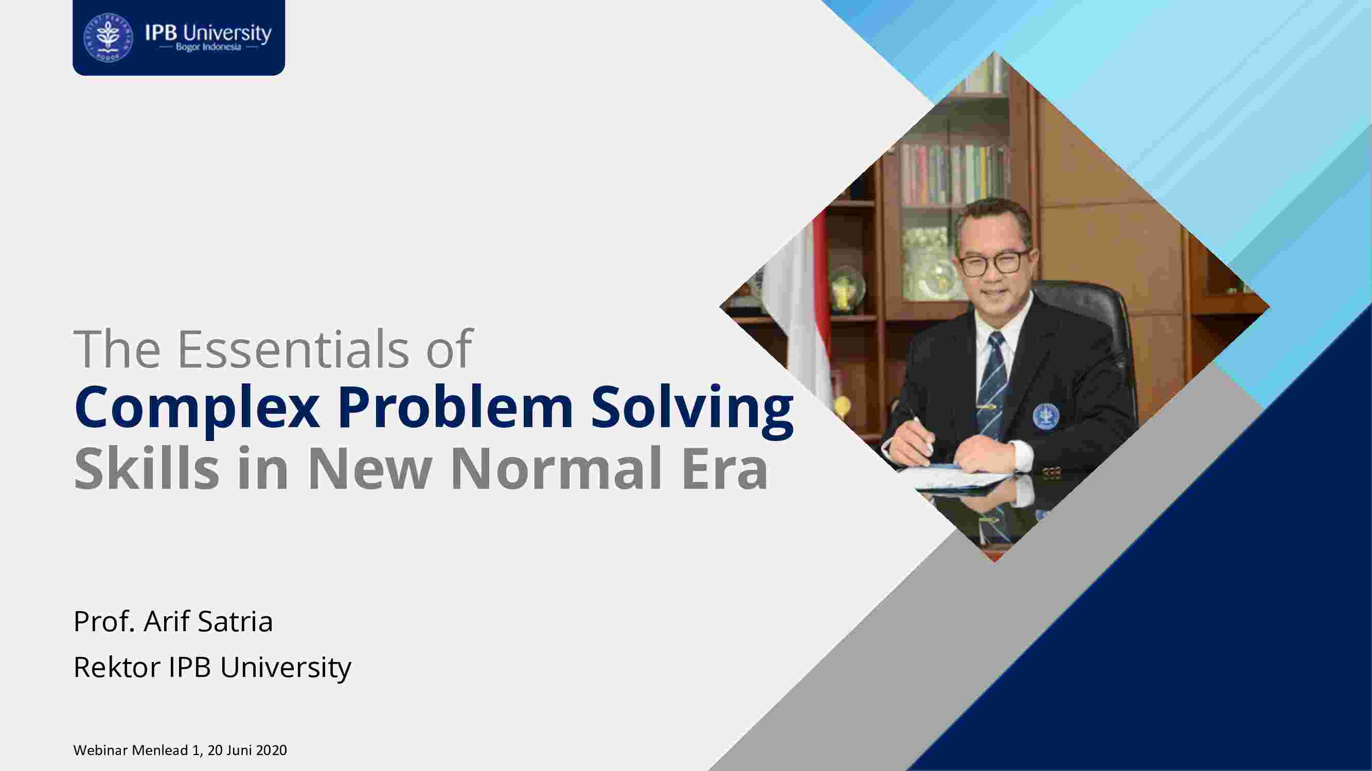 Baca 2020 06 20_rektor ipb_menlead1 (complex problem solving) gratis ...