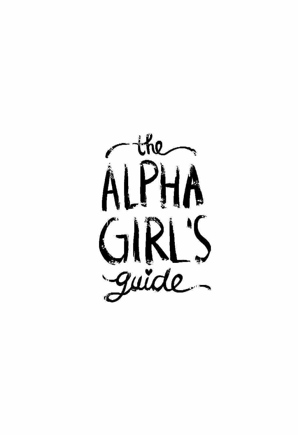 Baca alpha girl gratis !!! | PERPUS