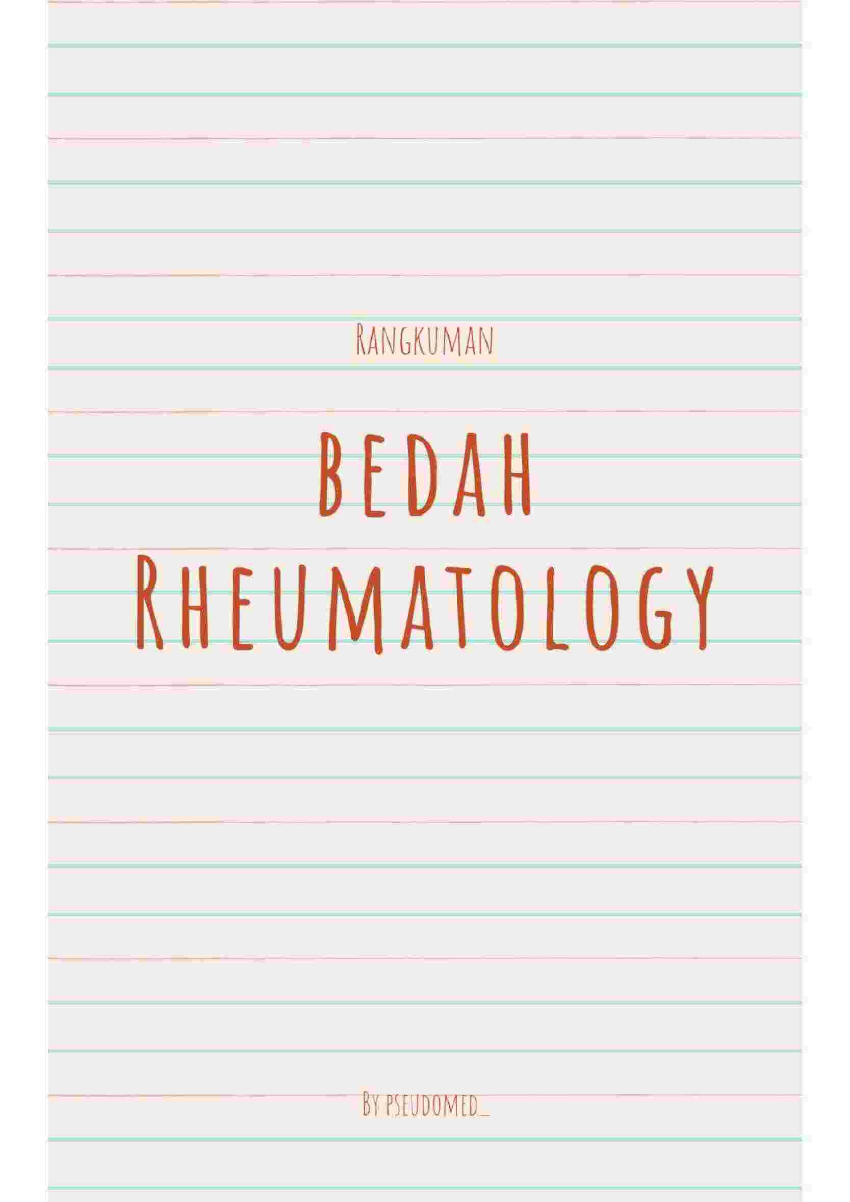 Baca bedah rheumatology gratis !!! | PERPUS