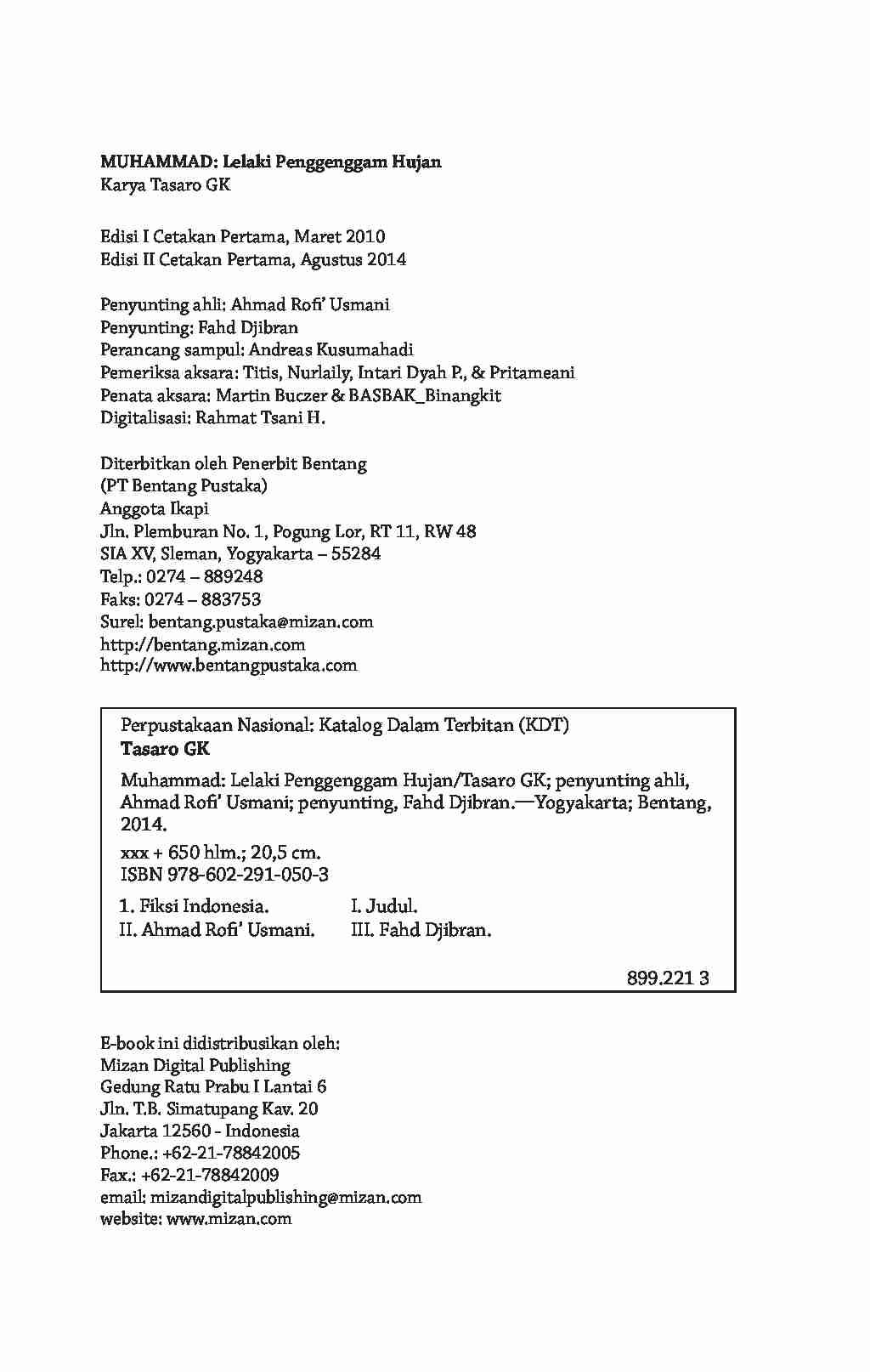 Baca biografi muhammad gratis !!! | PERPUS