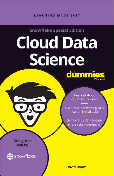 Baca cloud data science for dummies 815 gratis !!! | PERPUS