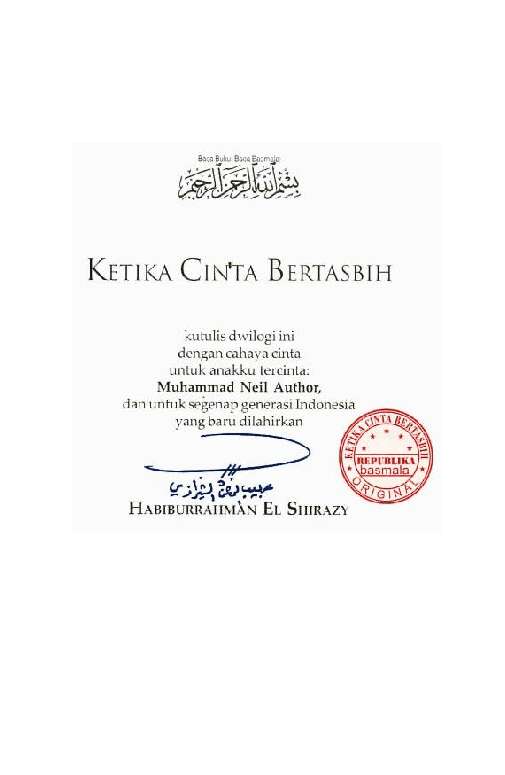 Baca ketika cinta bertasbih 1 183 gratis !!! | PERPUS