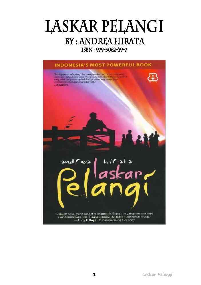 Baca laskar pelangi 103 gratis !!! | PERPUS