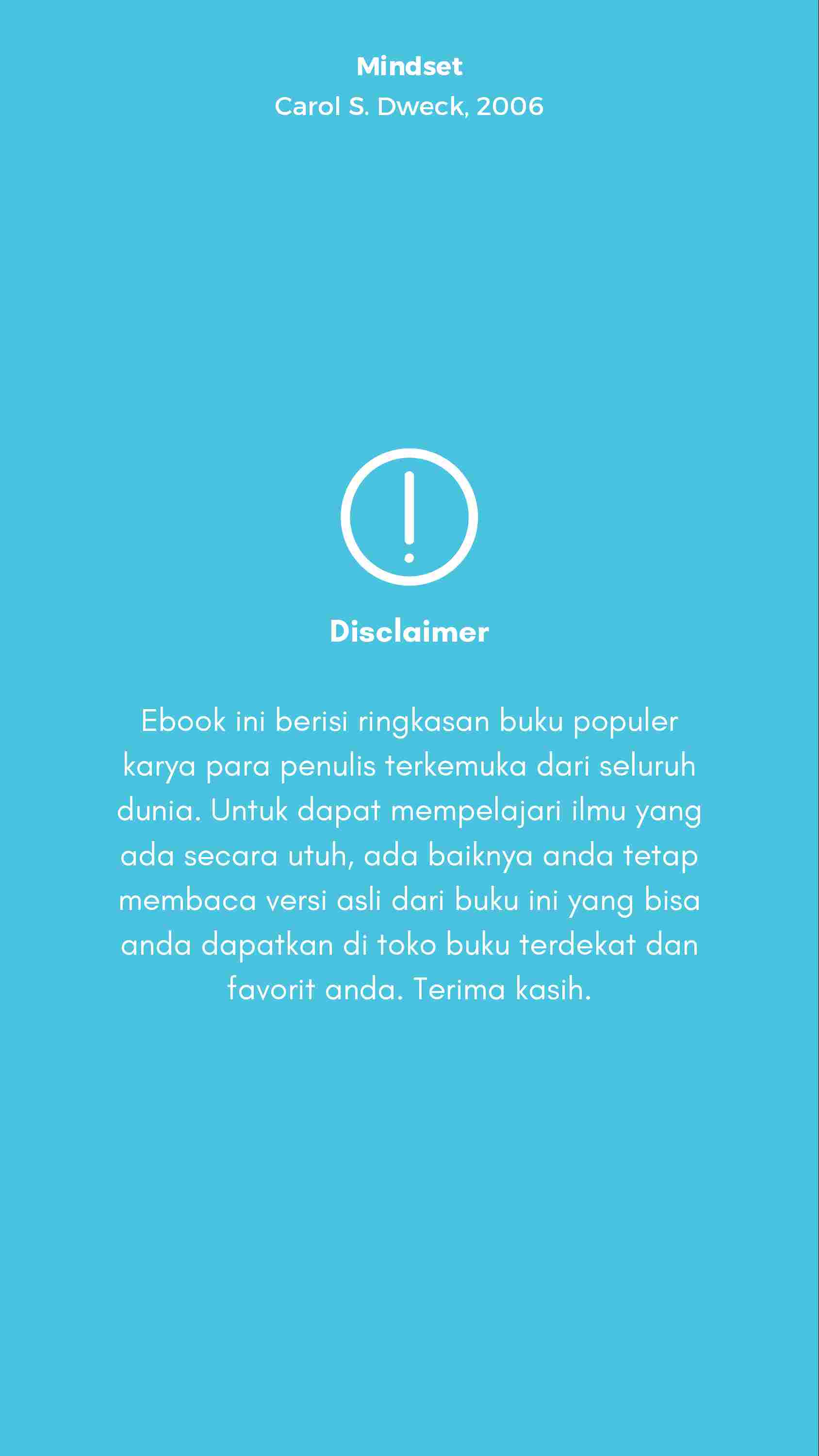 Baca mindset gratis !!! | PERPUS