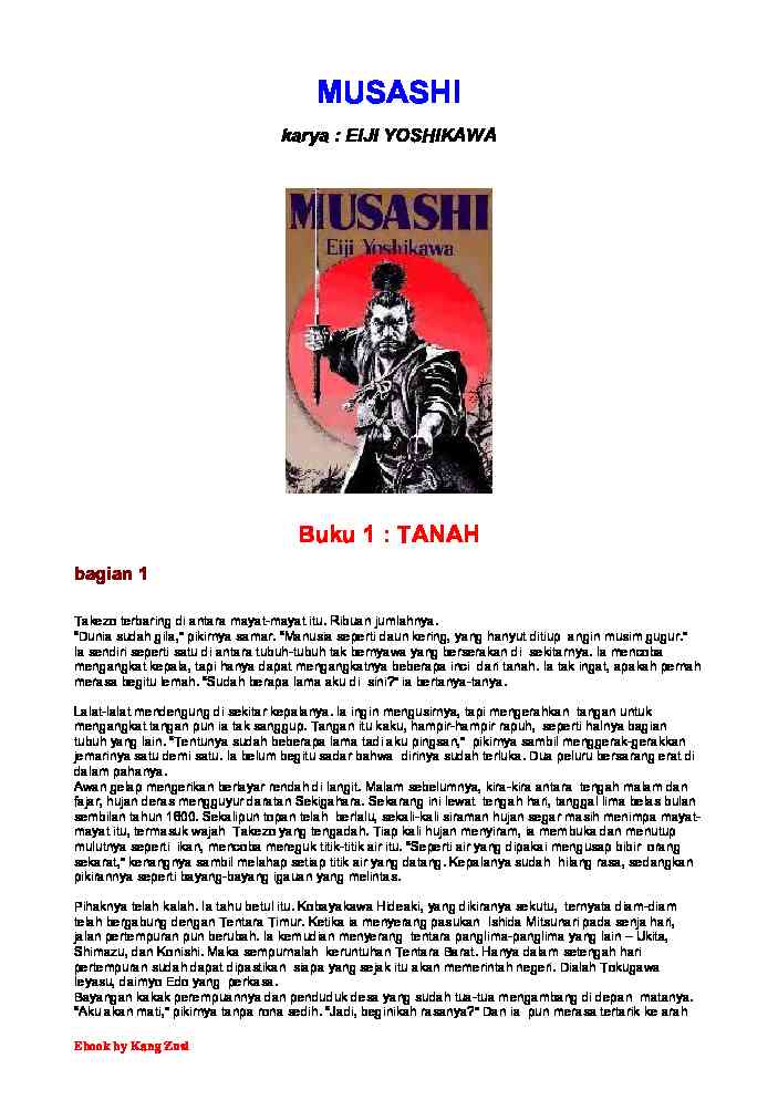 Baca musashi edisi lengkap 475 gratis !!! | PERPUS